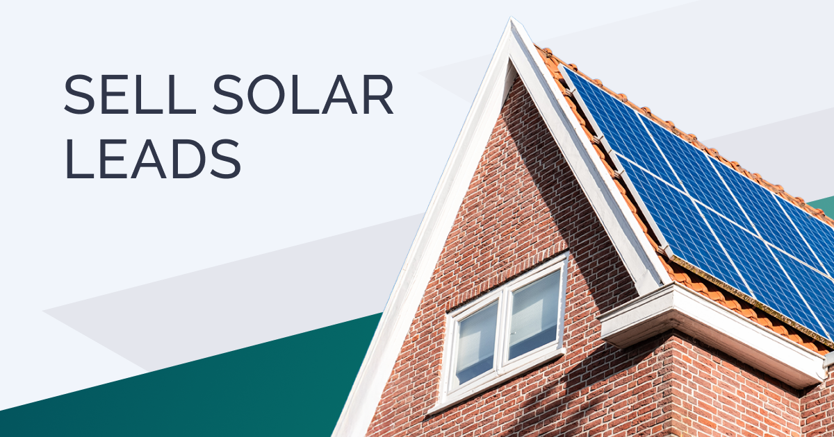 Sell Solar Leads with Profitise Affiliate Program at the Highest Price